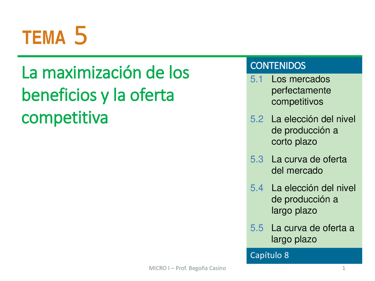 Apuntes Microeconomía I Docsity