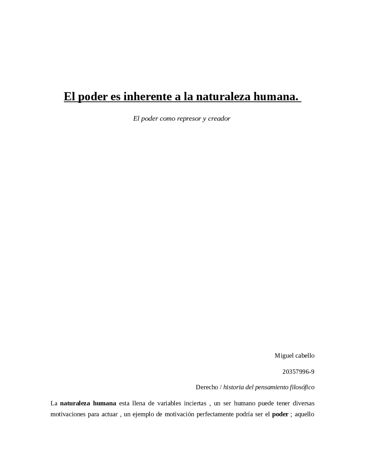 Ensayo Sobre El Poder Monografías Ensayos De Filosofía Del Derecho