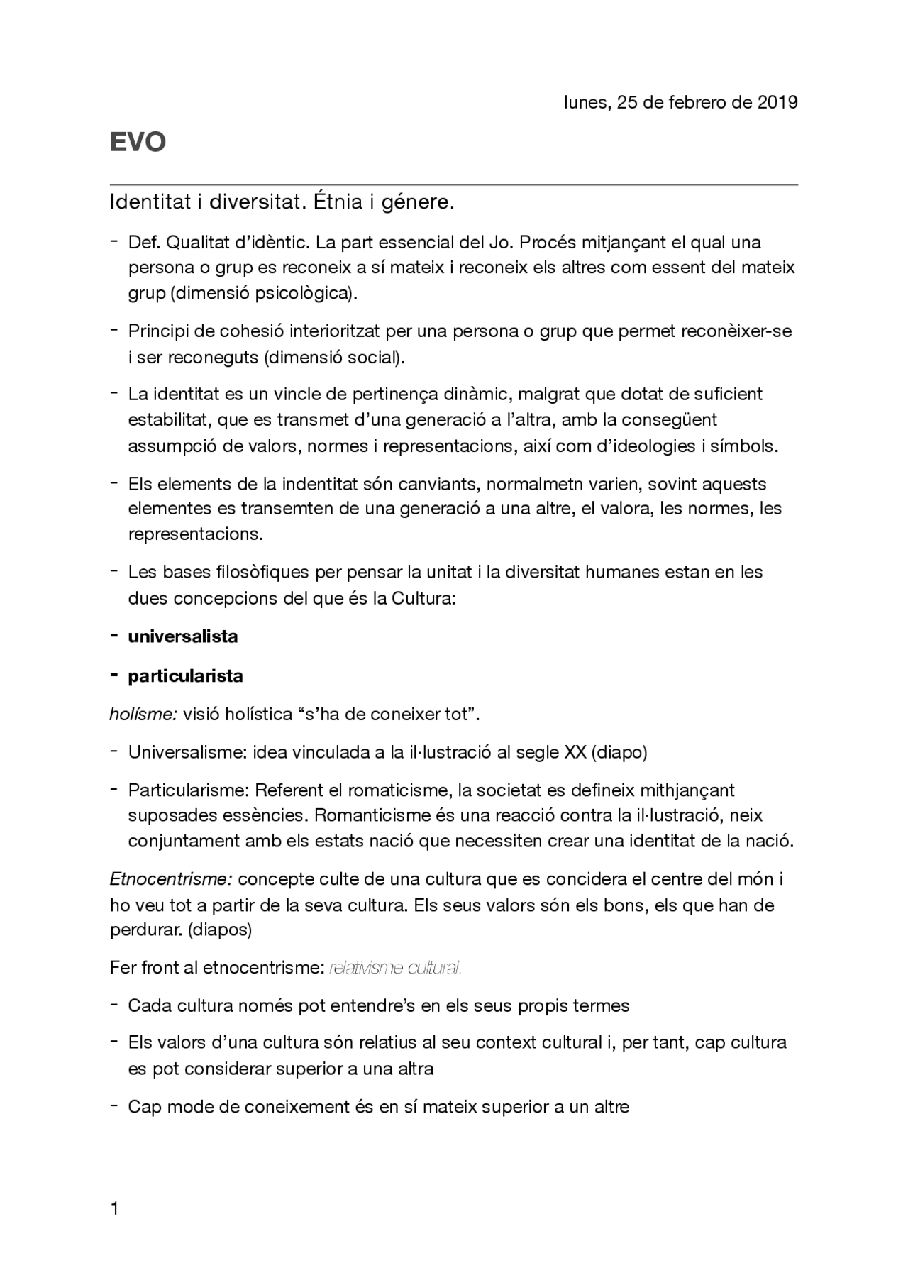 Evolució Lectura Obligatoria Docsity