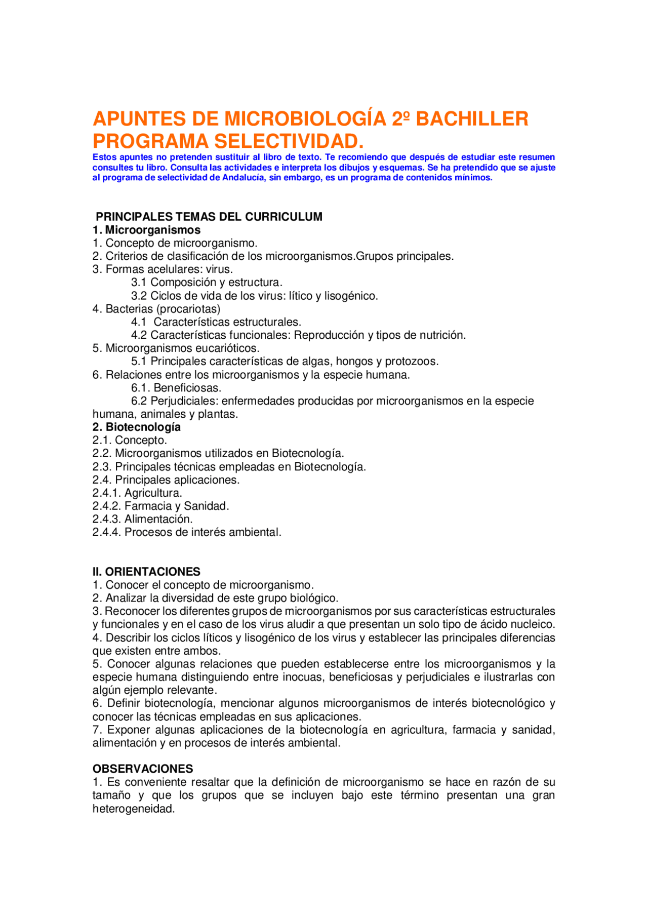 Apuntes Microbiologia Docsity