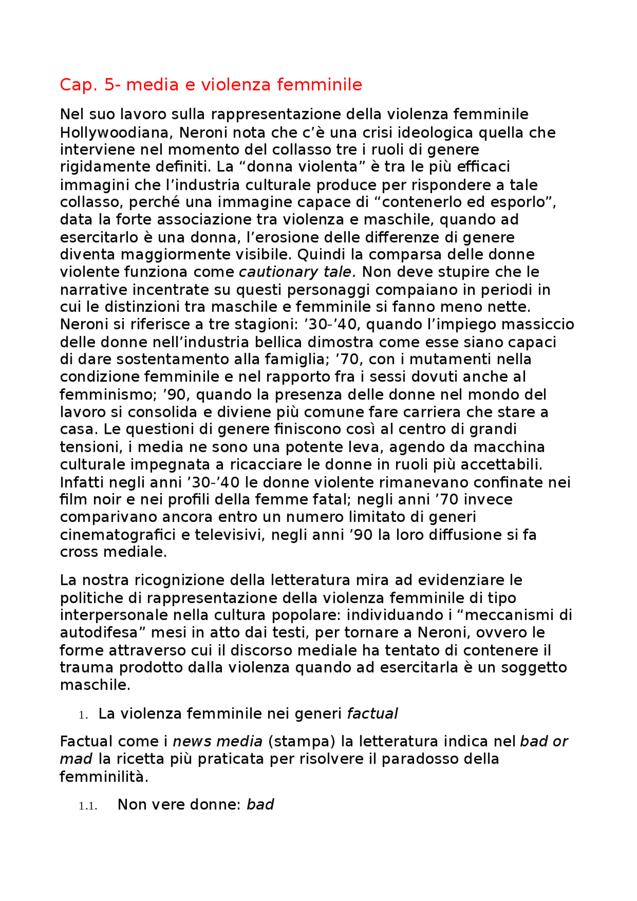 Riassunto Libro Relazioni Brutali Docsity