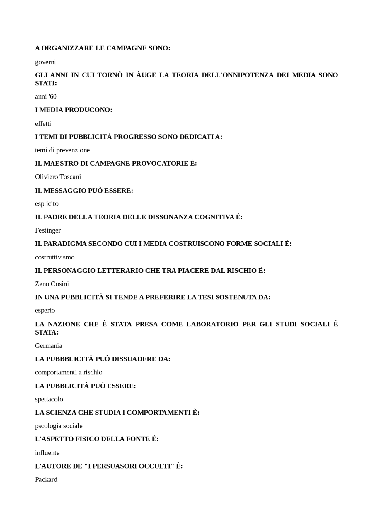 Marketing Unimercatorum Docsity