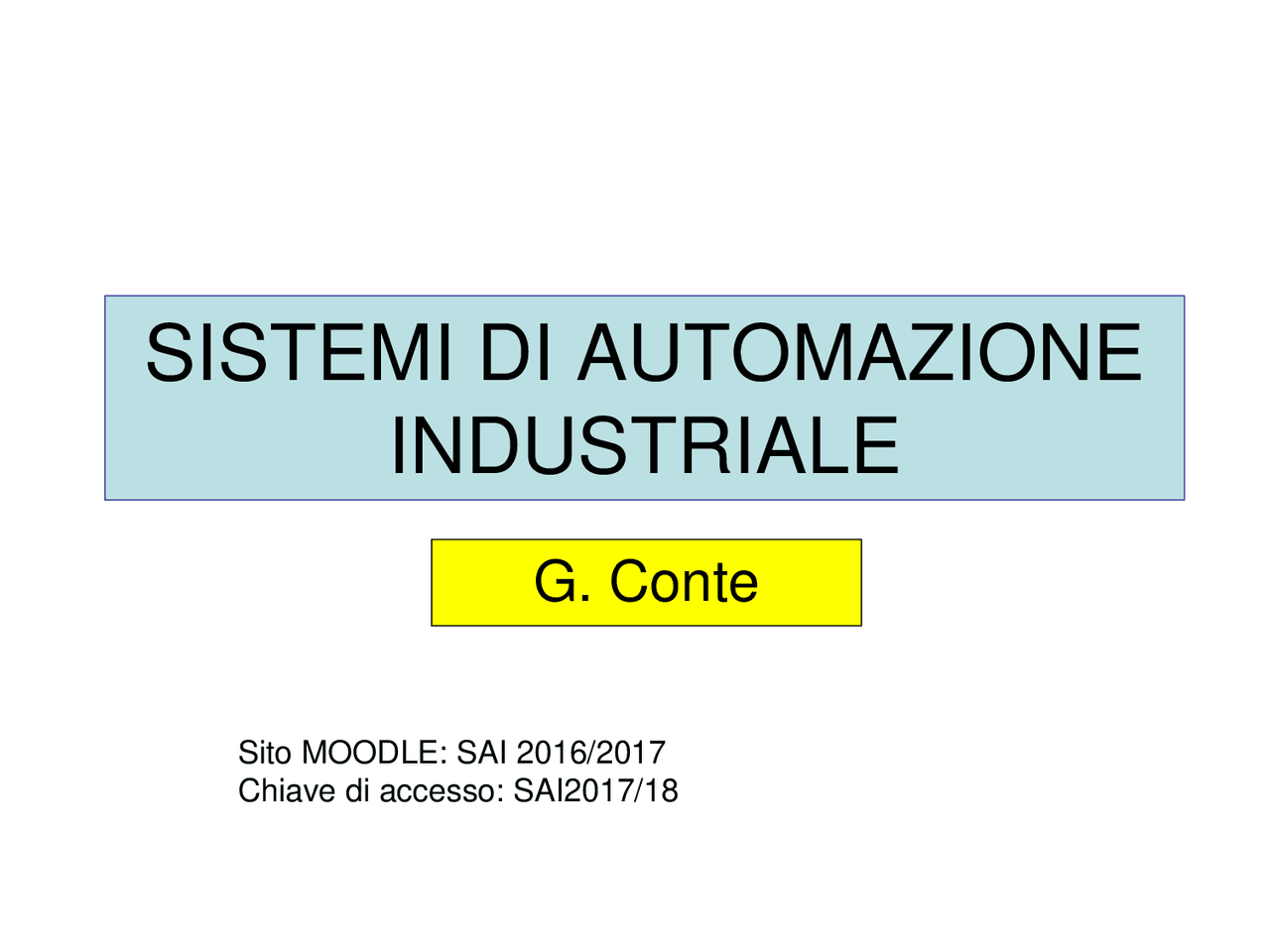 Automazione Industriale Docsity