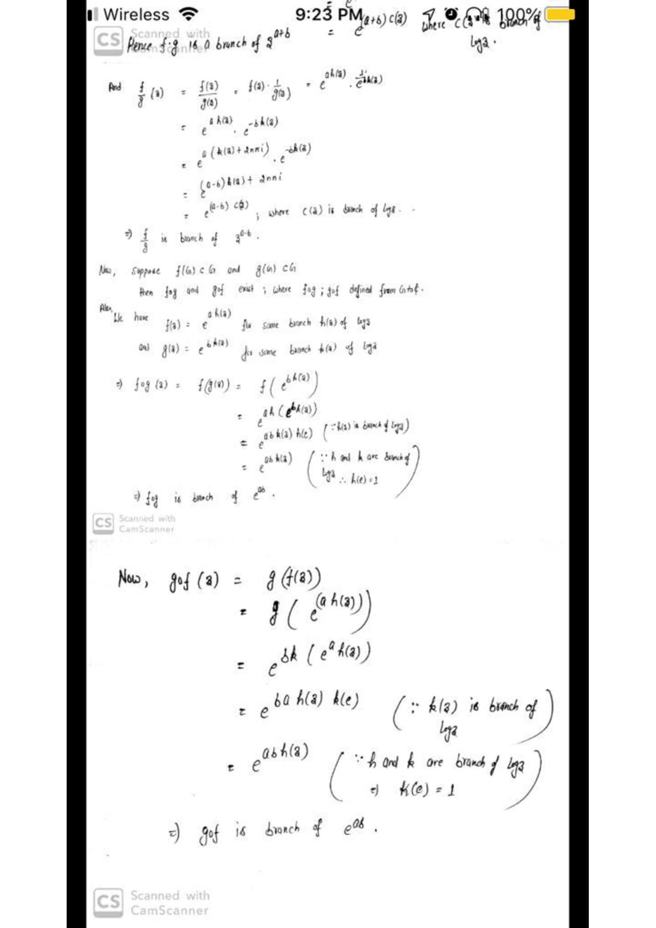 Solution To Exercise Exercises Complex Analysis Docsity