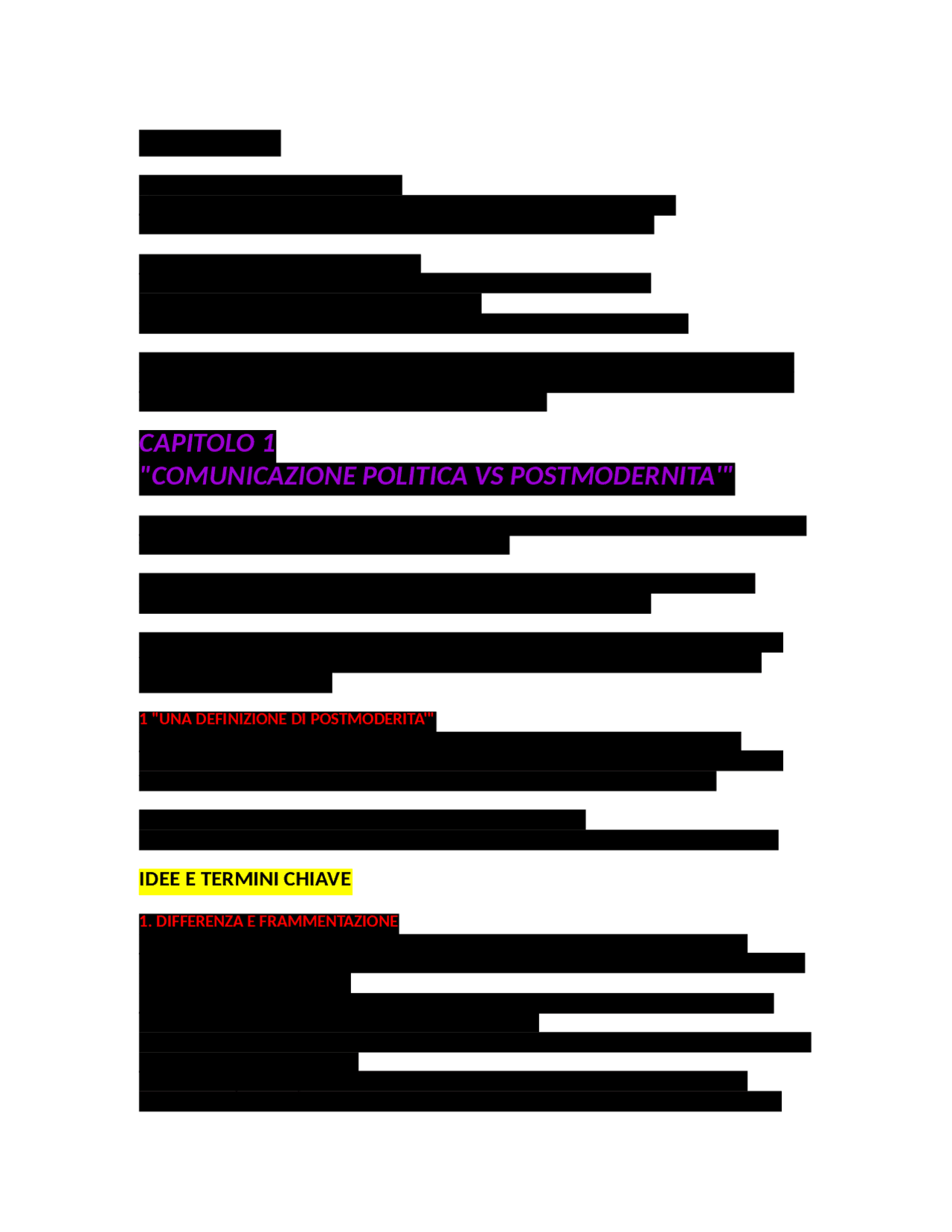 Riassunto Semiotica Della Comunicazione Politica Docsity