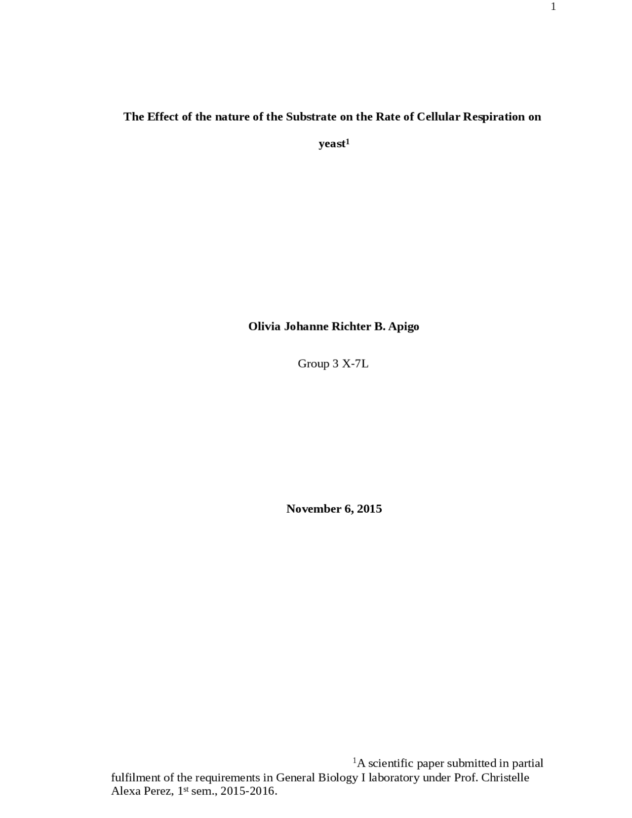 The Effect Of The Nature Of The Substrate On The Enzyme Activity Docsity
