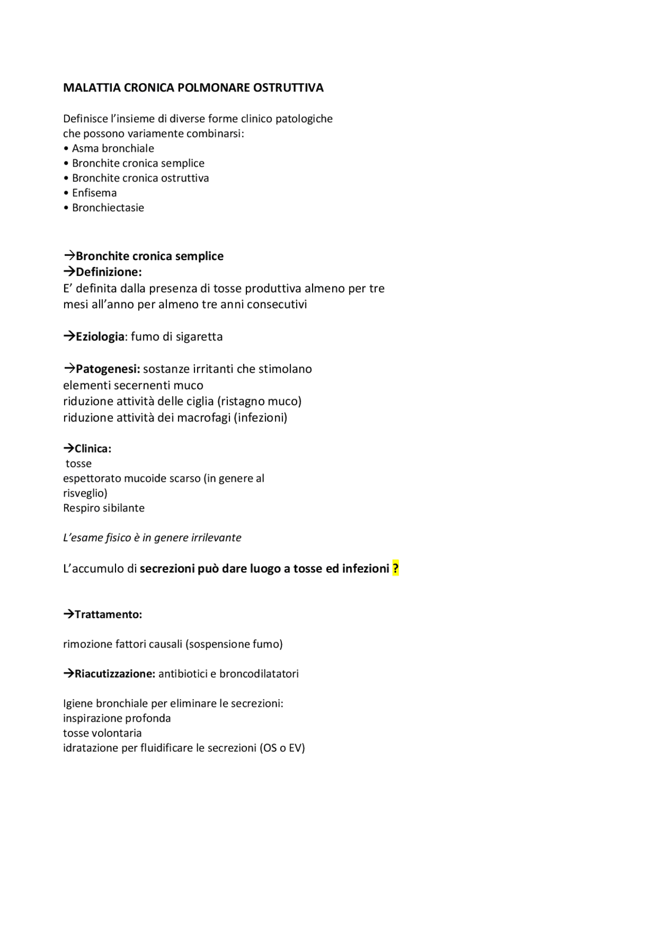 Apparato Respiratorio Docsity
