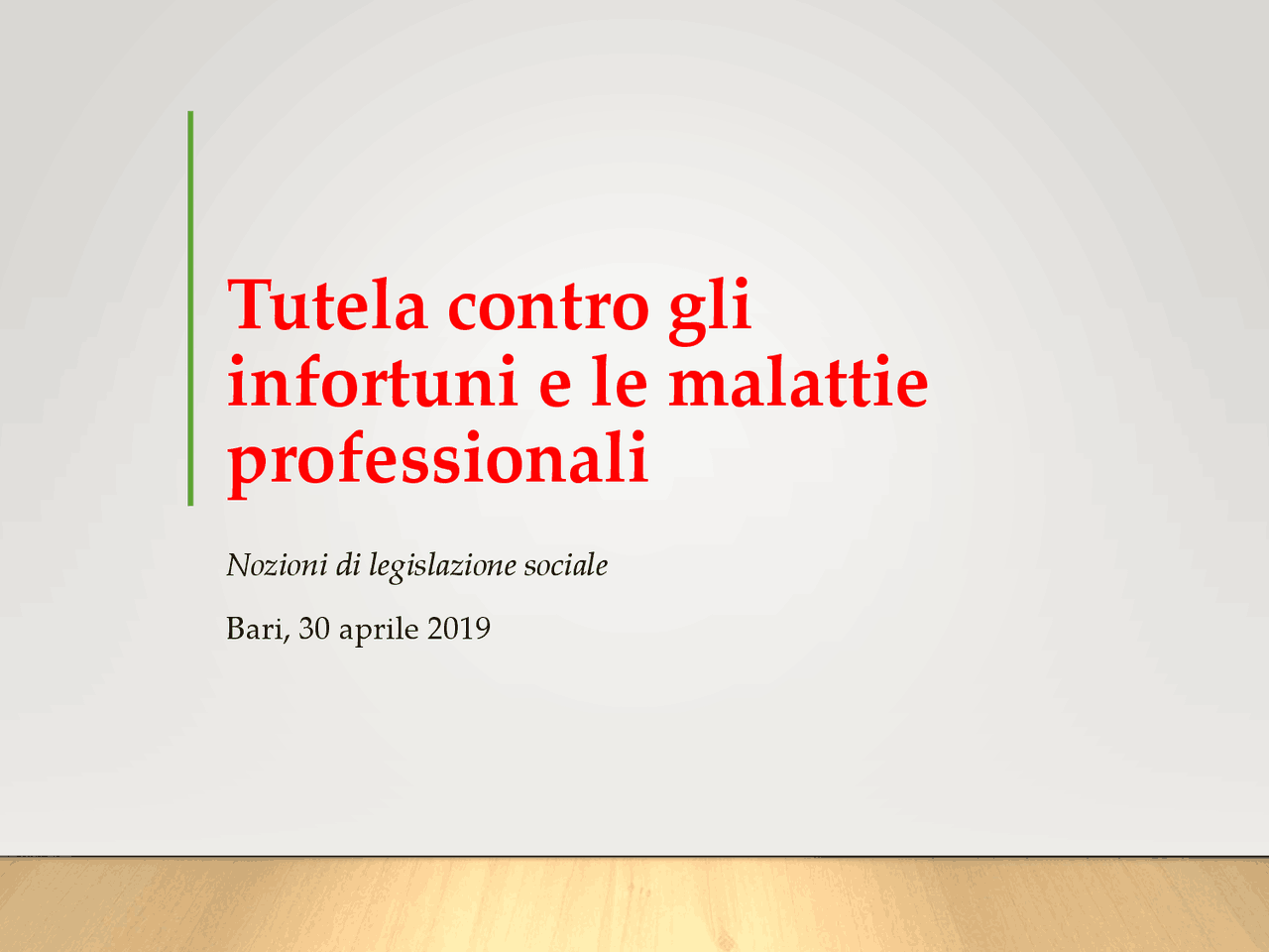 Infortuni E Malattie Professionali Docsity