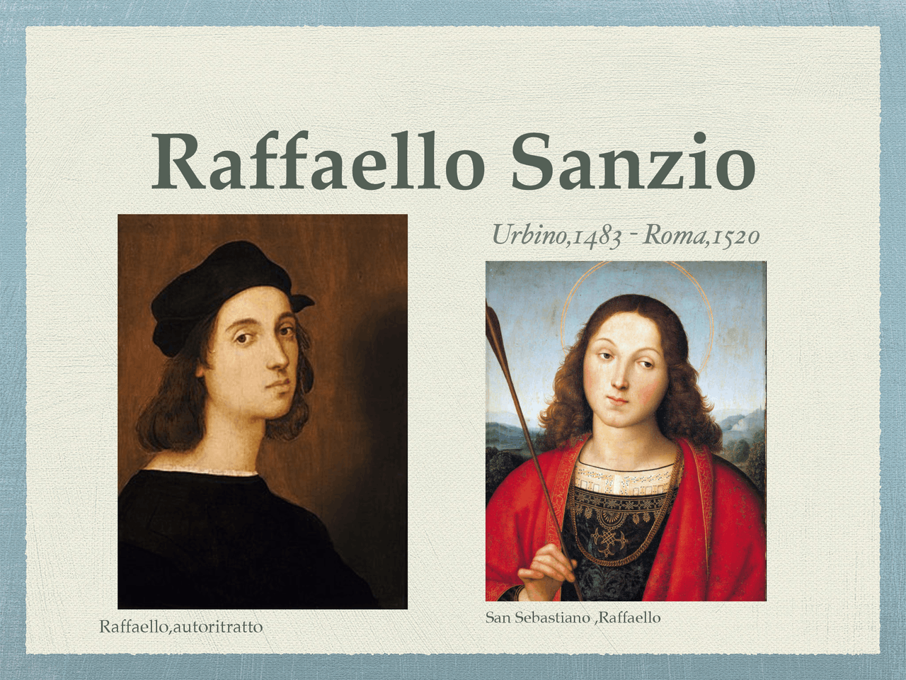 Presentazione Raffaello | Guide, Progetti e Ricerche di Elementi di ...