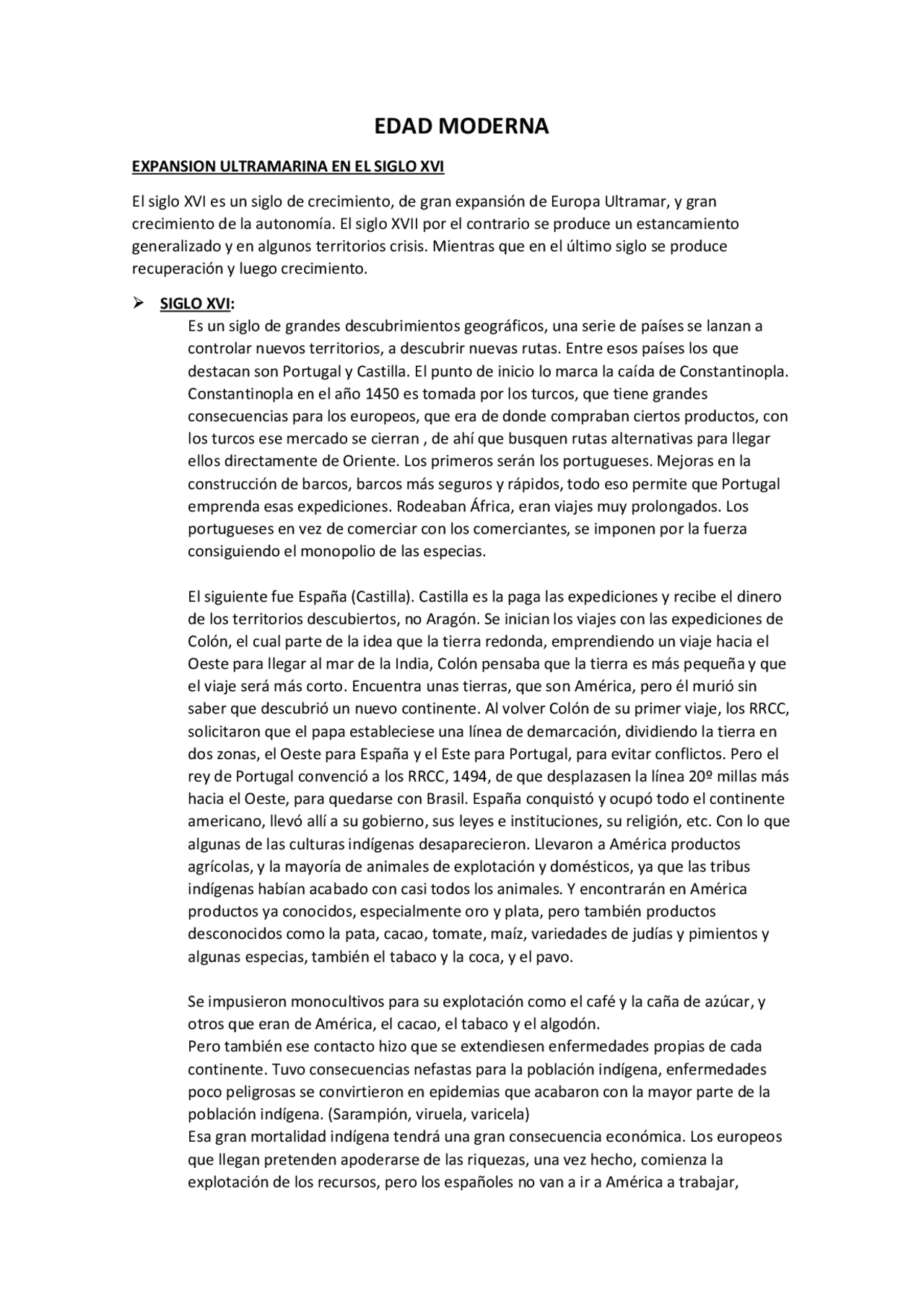 Tema 3 Historia Económica Docsity
