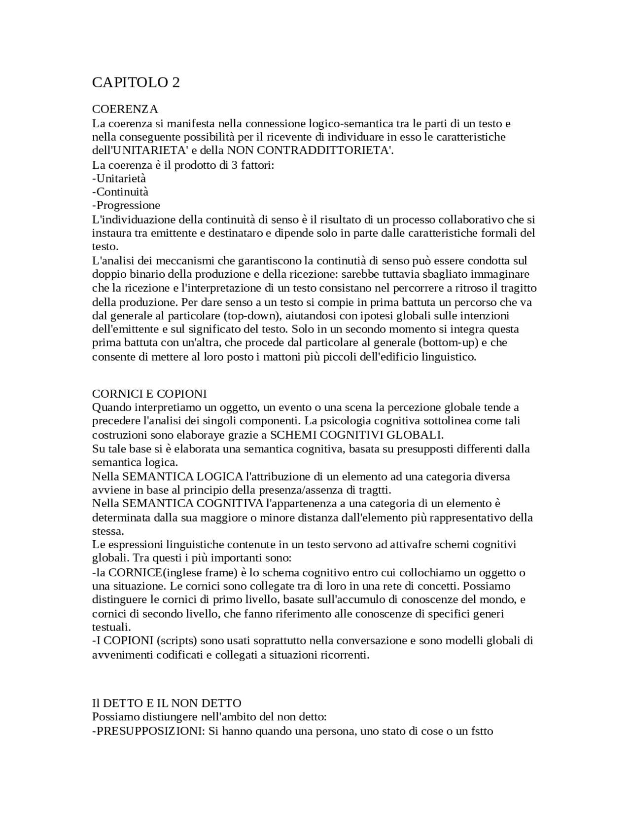 Linguistica Testuale Appunti Di Linguistica Generale Docsity