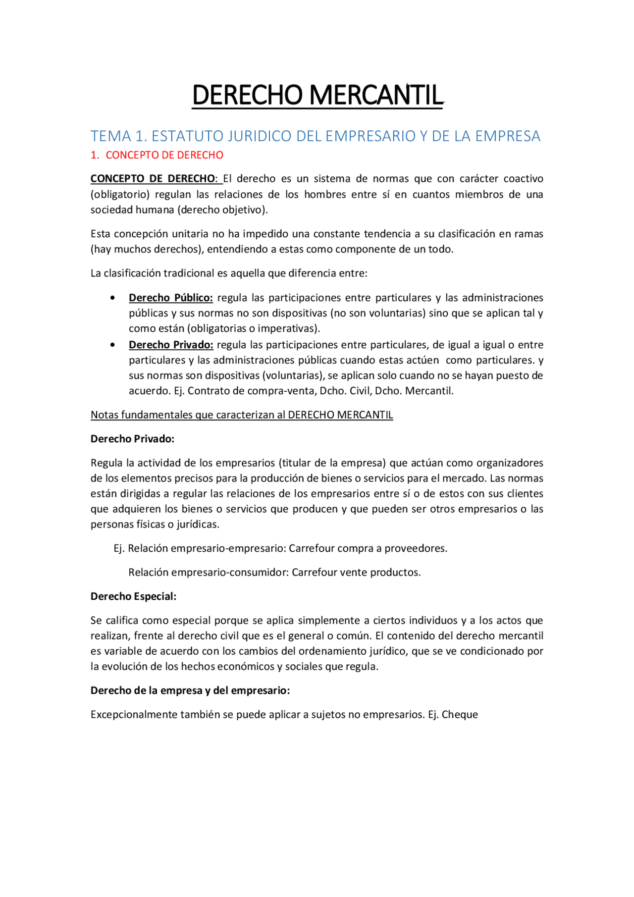 Apuntes Derecho Mercantil Docsity