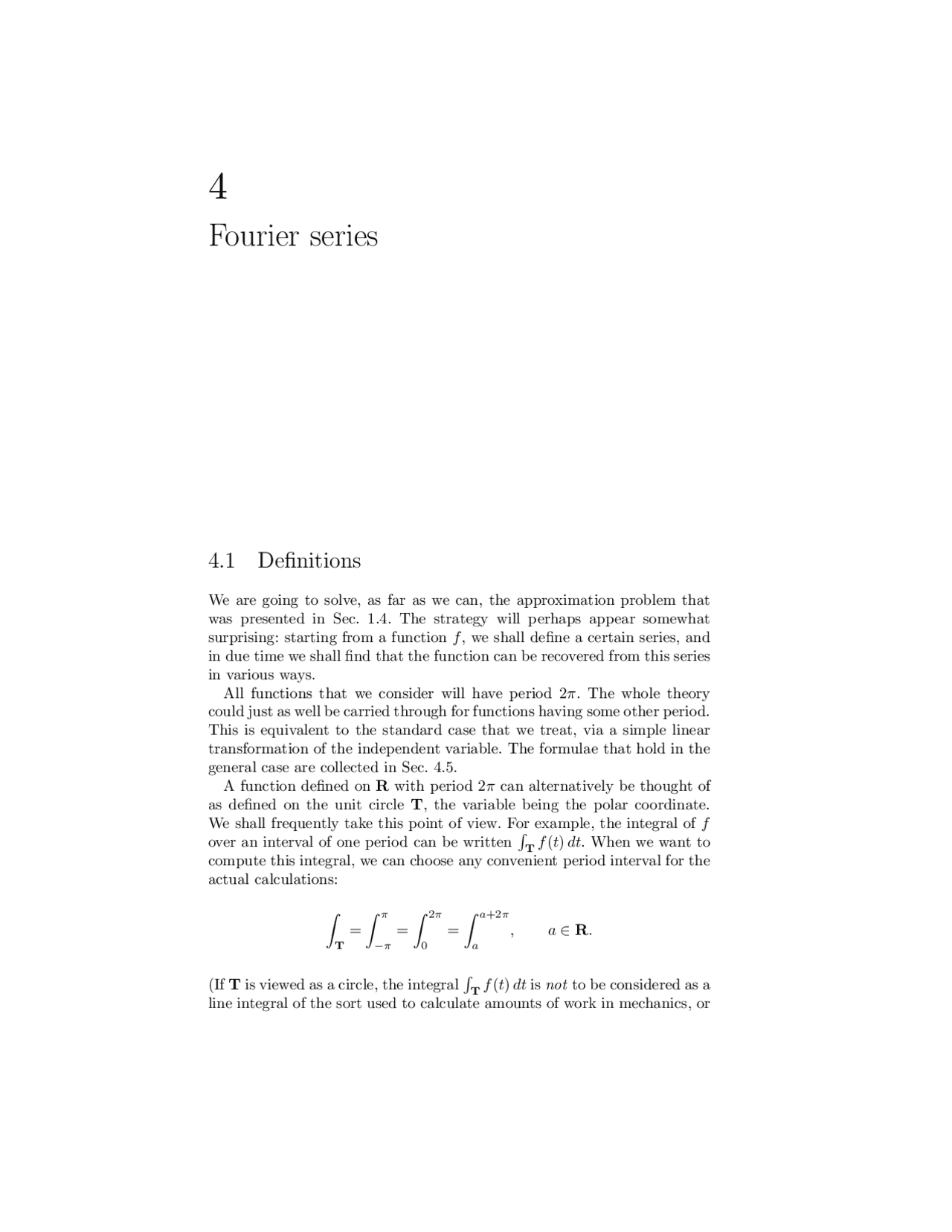 Capitulo 4: Series de Fourier - Docsity
