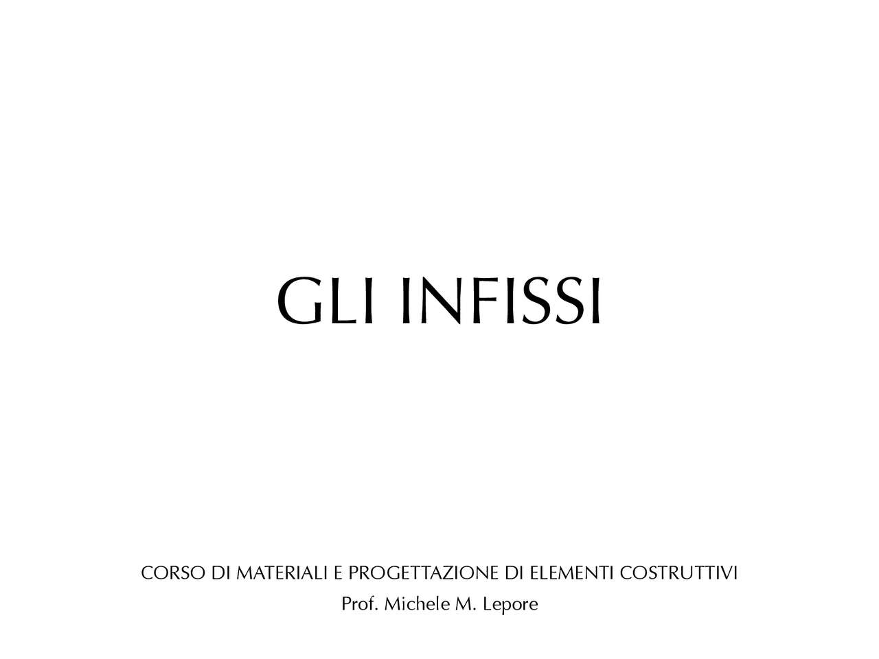 Materiali E Progettazione Di Elementi Costruttivi Docsity