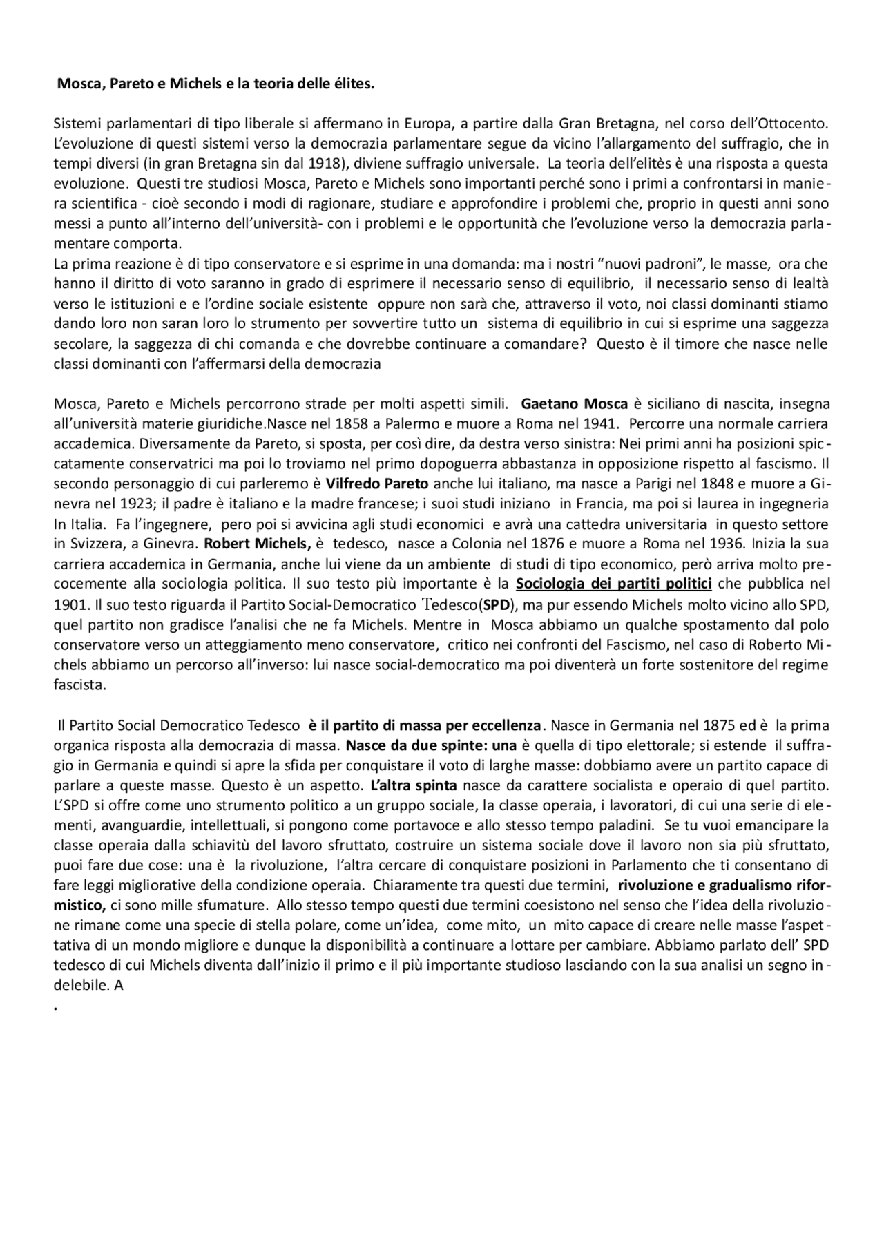 La Sociologia Secondo I Vari Autori Docsity