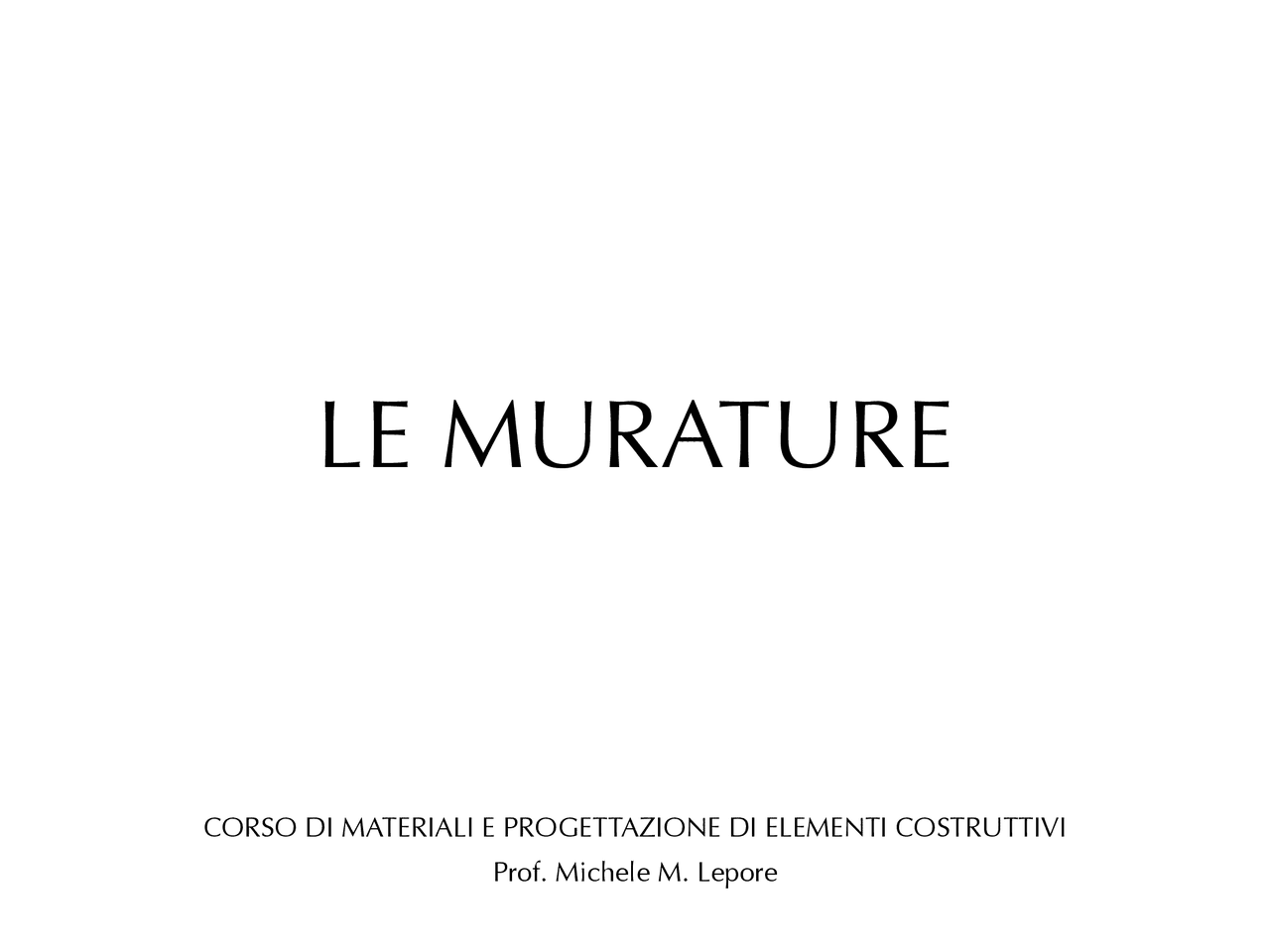 Materiali E Progettazione Di Elementi Costruttivi Docsity