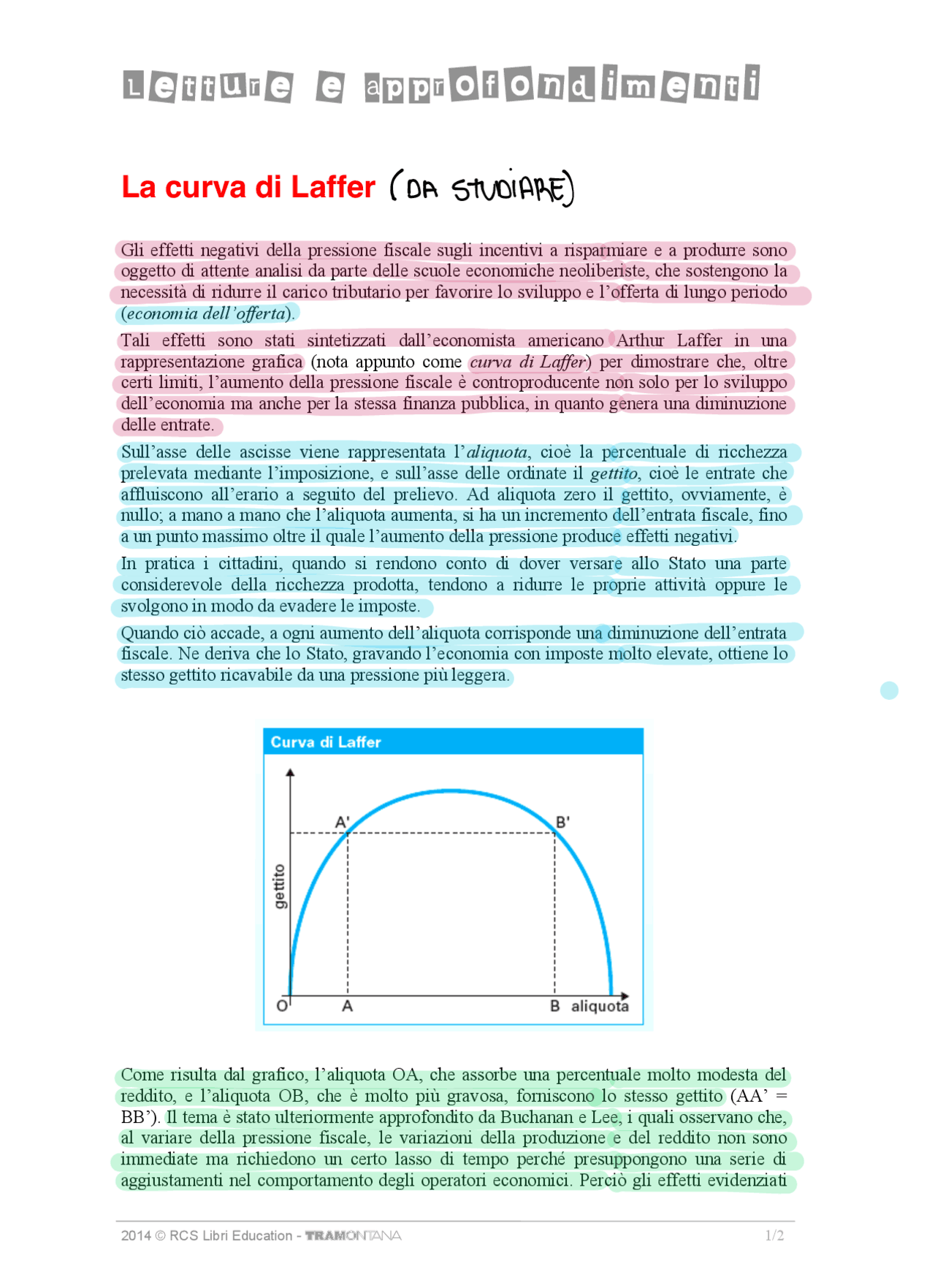 Appunti Economia Curva Docsity