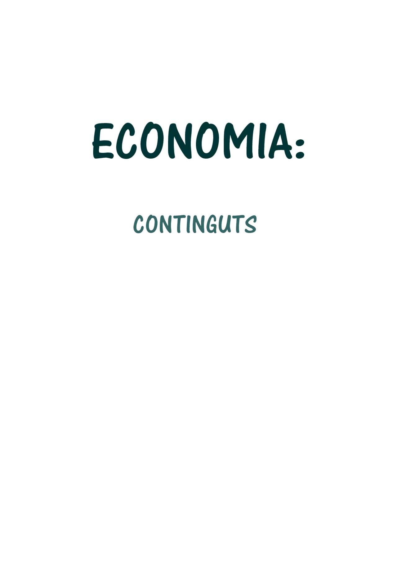Economia Continguts Selectivitat Docsity