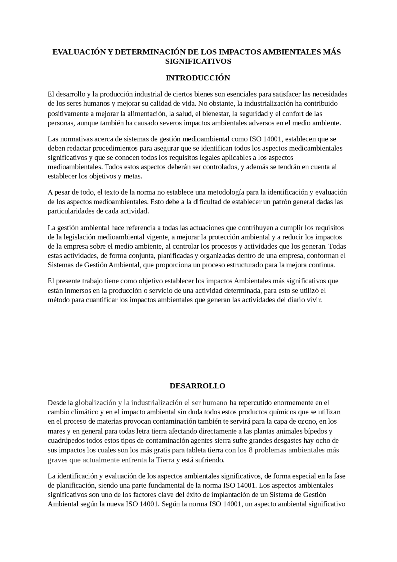 Auditoria Y Gestion Ambiental Docsity
