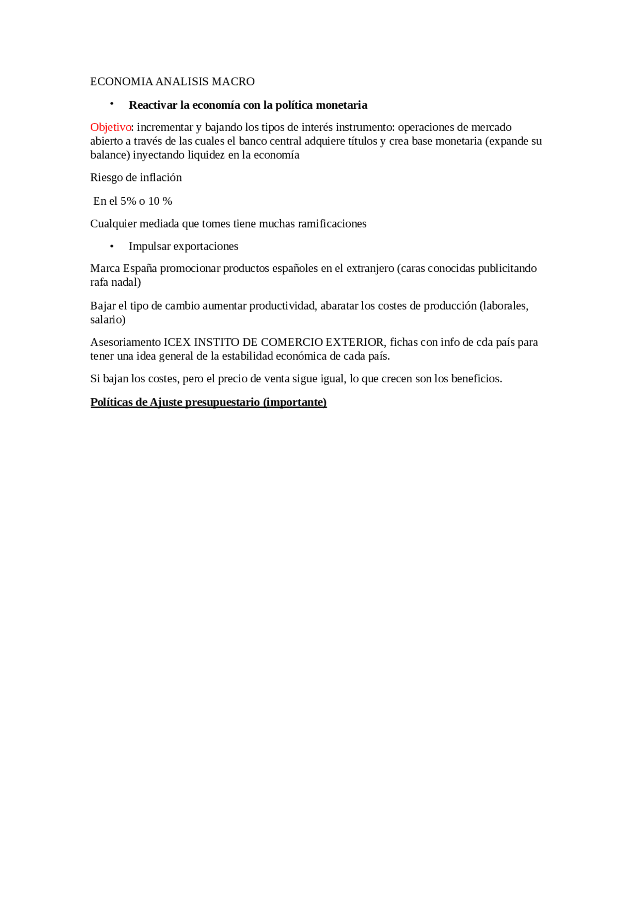 Apuntes Economia Macro Docsity