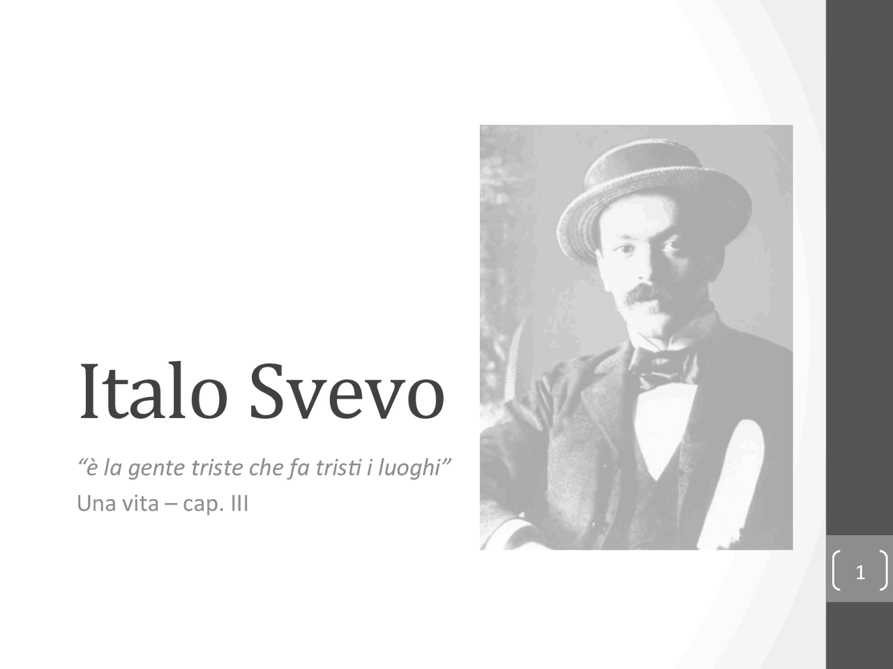 Italo Svevo - vita e opere - Docsity
