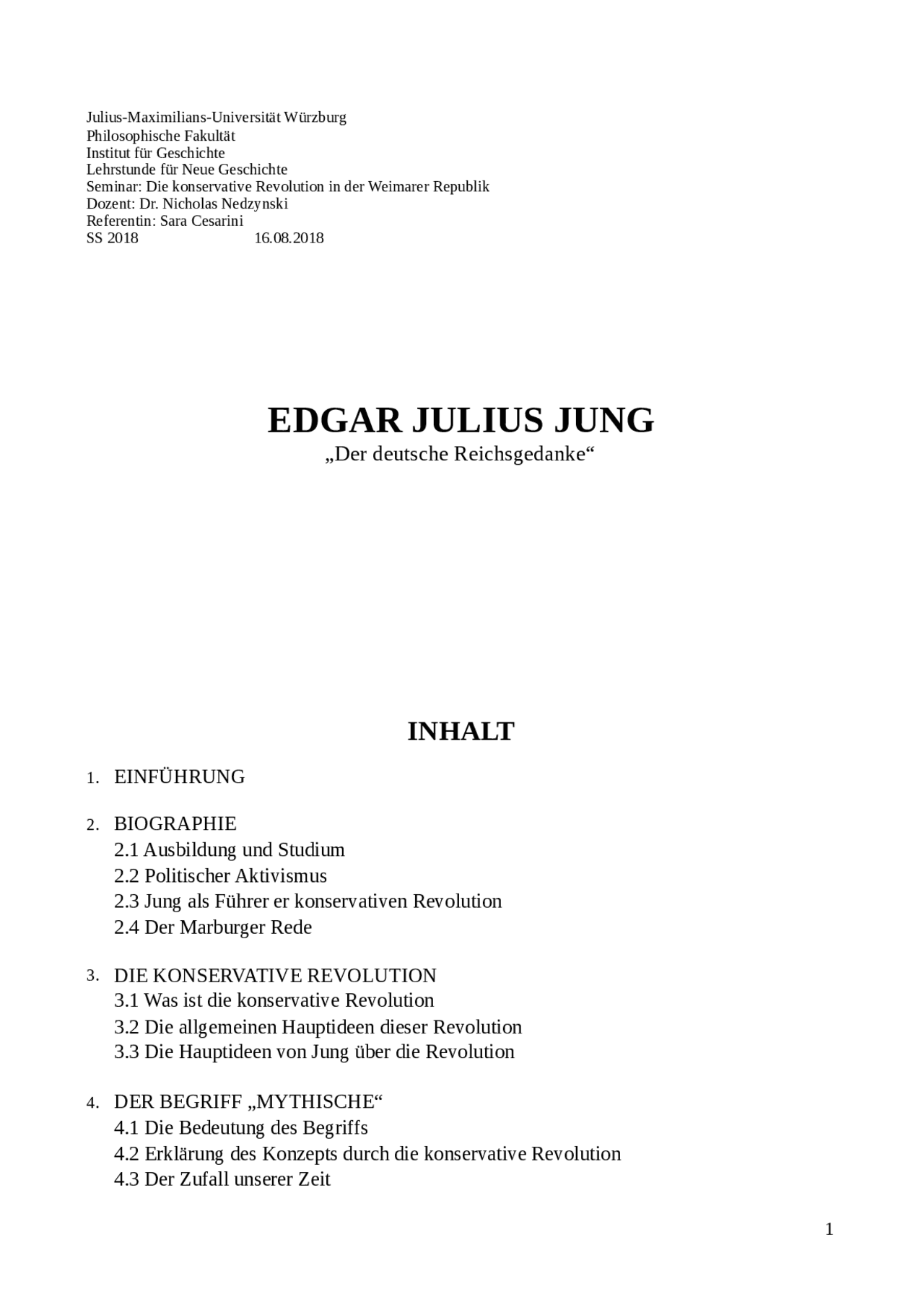 „der Deutsche Reichsgedanke Jung Docsity