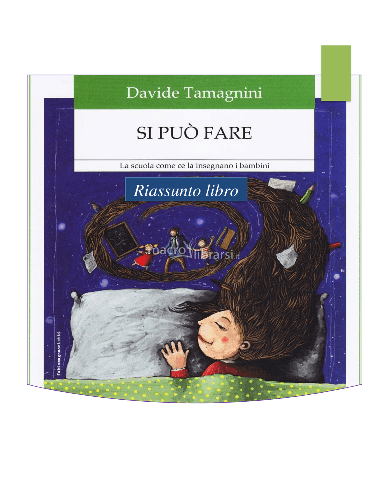 Riassunto Si può fare di Davide Tamagnini | Dispense di Didattica generale e speciale | Docsity