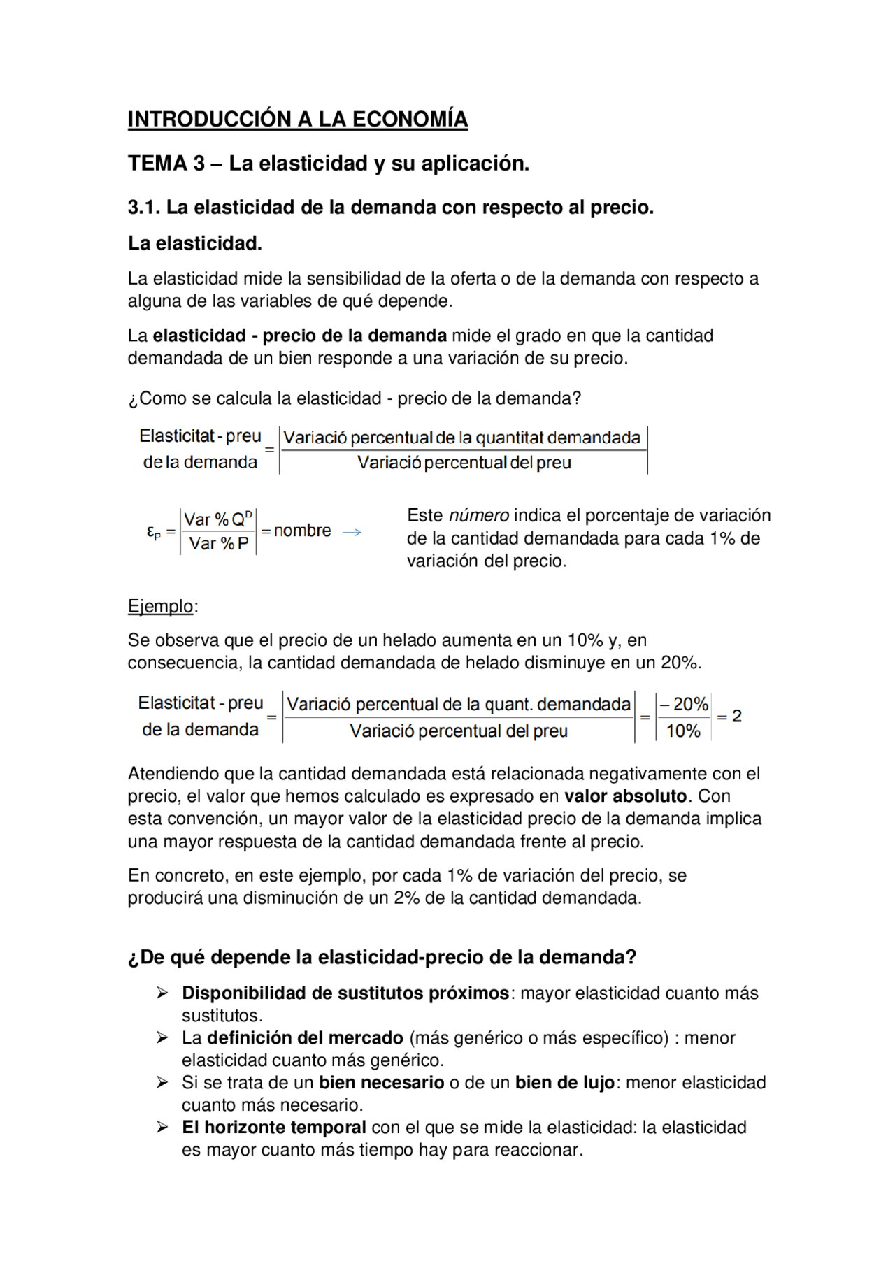 Introducción A La Economia Tema 3 Docsity