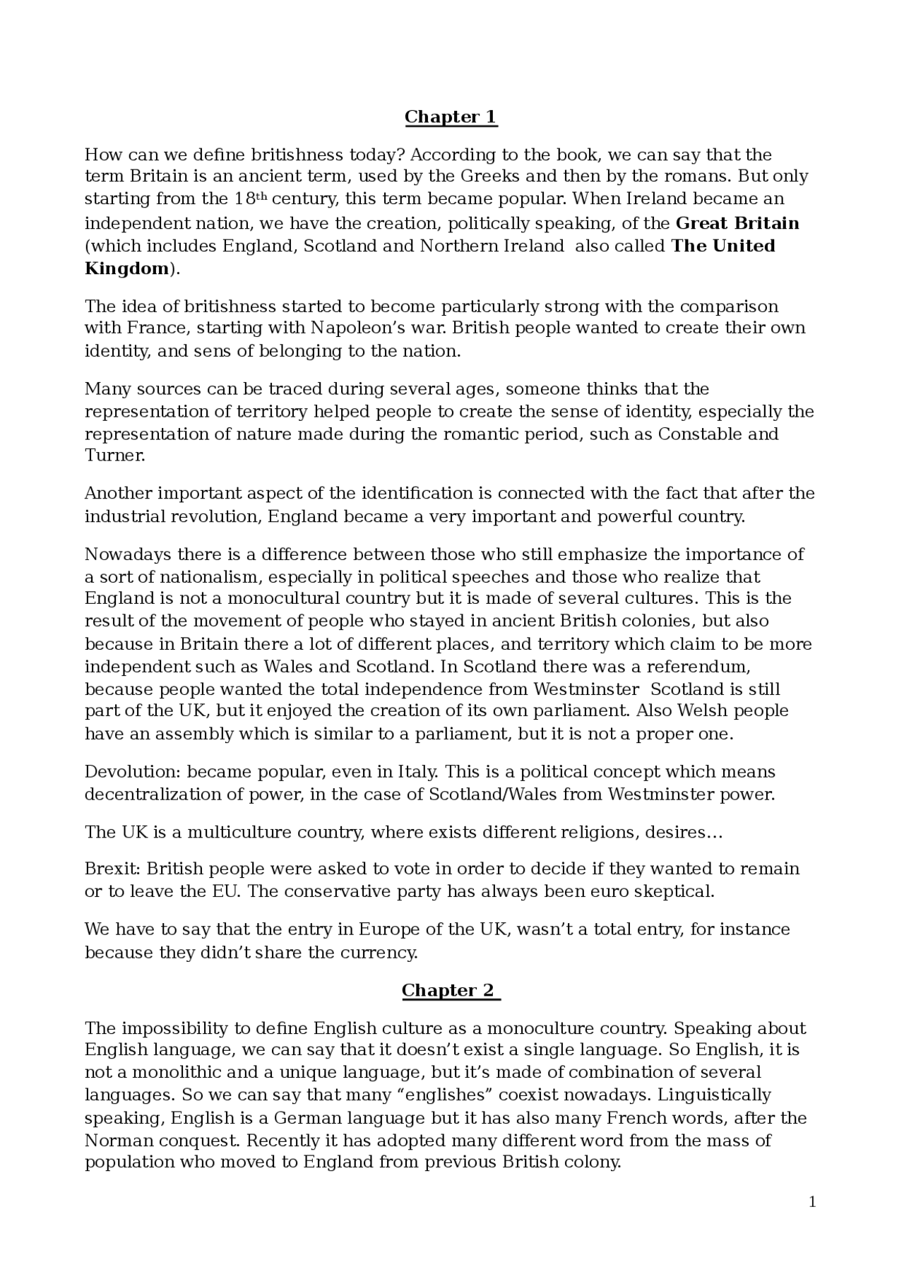 Spiegazione capitoli Michael Higgins, Clarissa Smith, John Storey ...