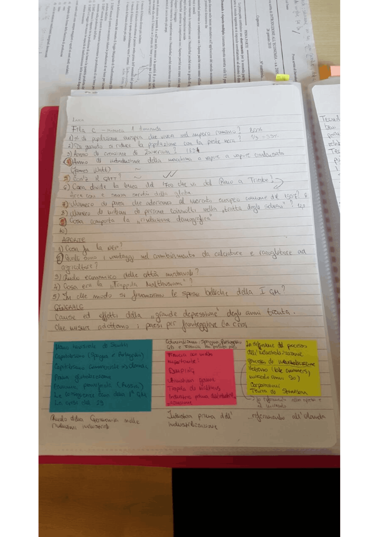 Domande Esame Storia Dei Sistemi Economici Docsity