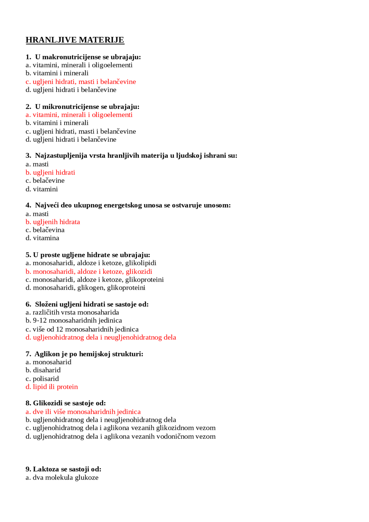 Principi Ishrane I Rekreacije Skripte Predlog Ekonomska Statistika