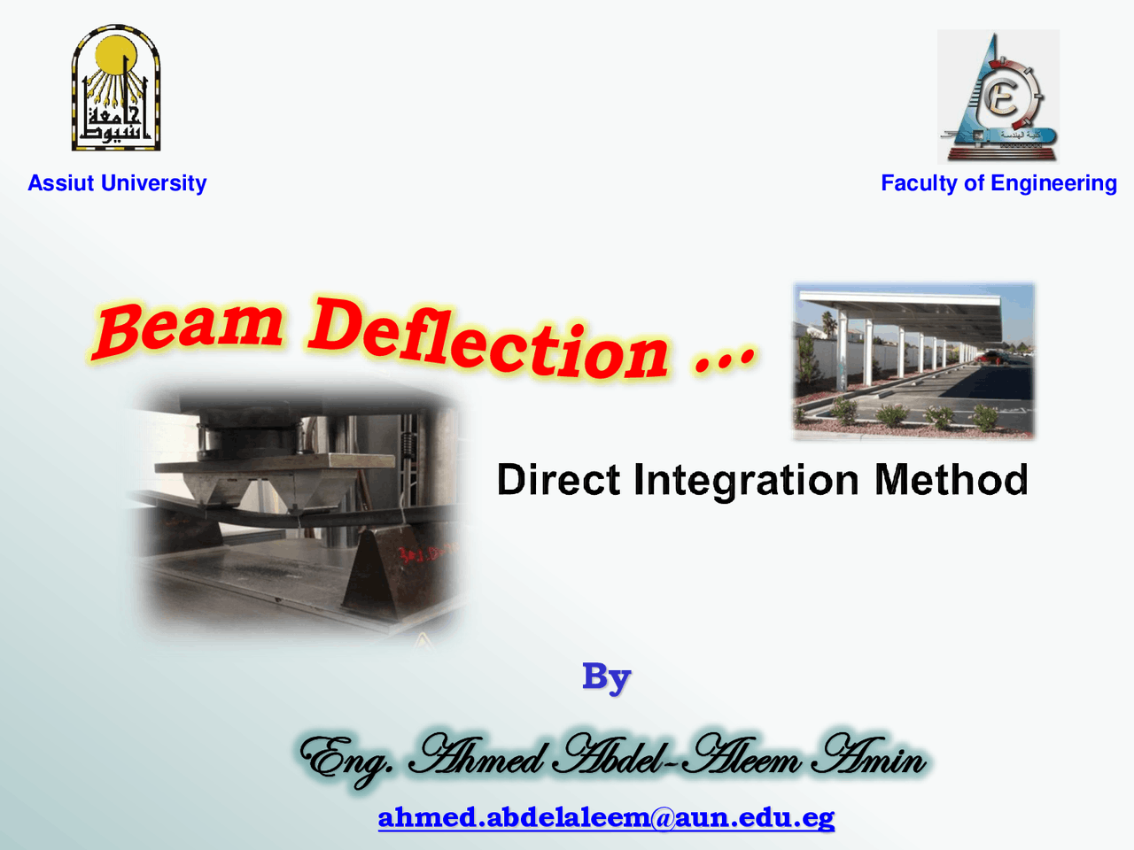 Beam Deflection Direct Integeration Docsity