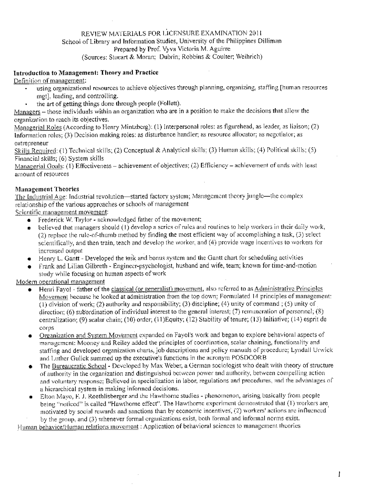 Library Management Theory And Practice Lecture Notes Library Science