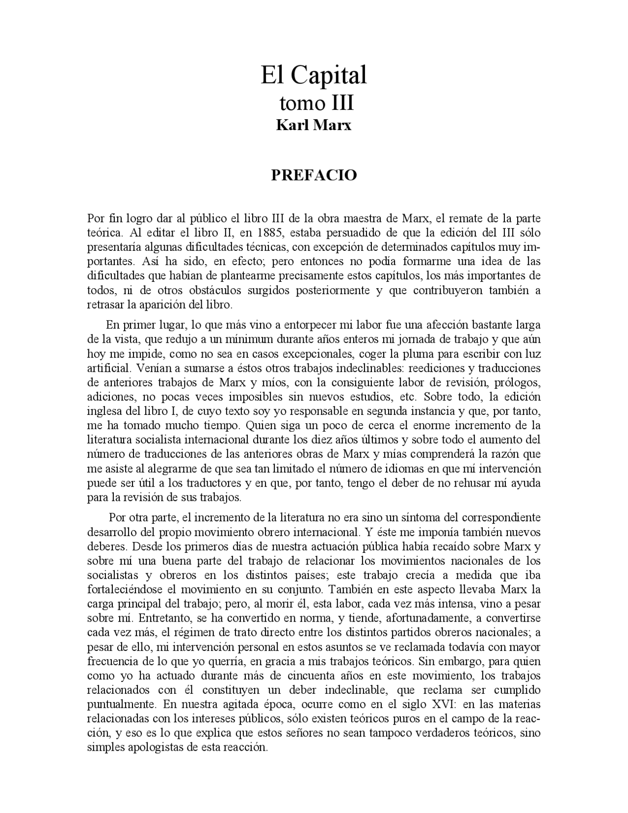 Volumen 3 de El capital - Docsity