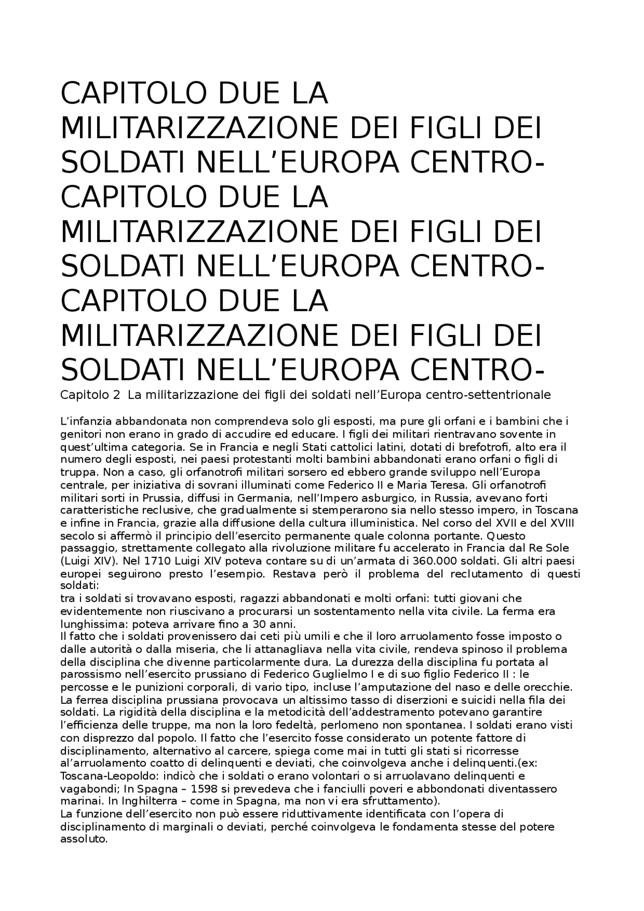 La Condizione Dei Fanciulli Soldati Nellottocento Docsity