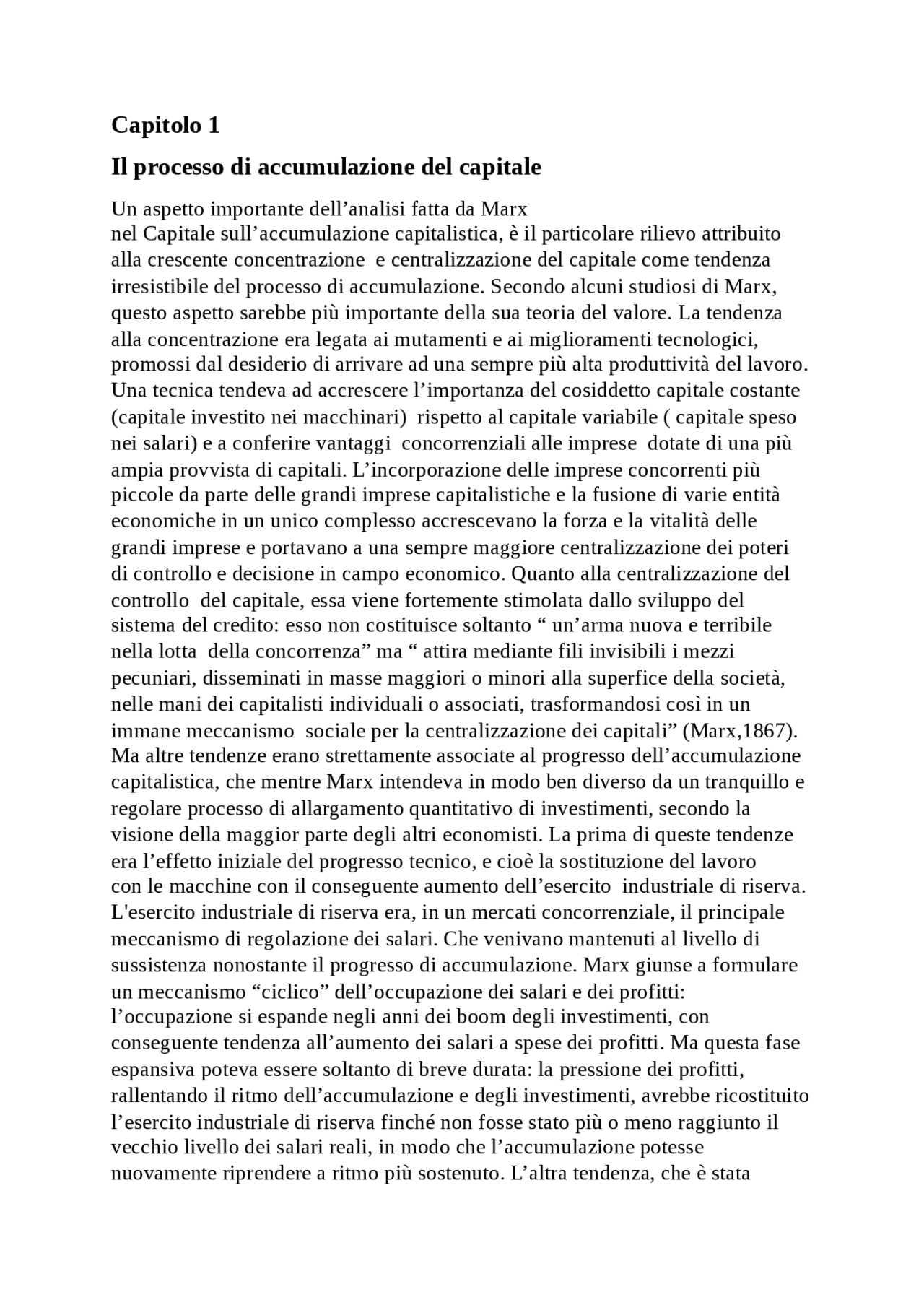 Storia del liberismo - Docsity