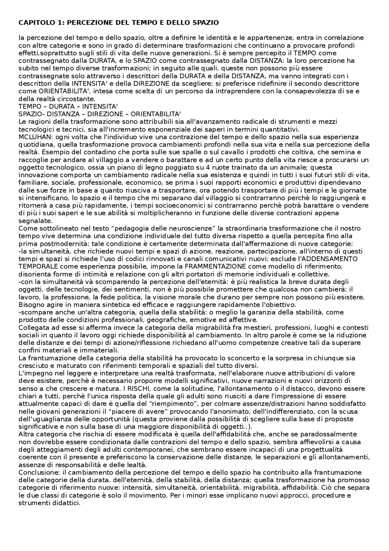 Mappe Educative E Setting Pedagogici Docsity