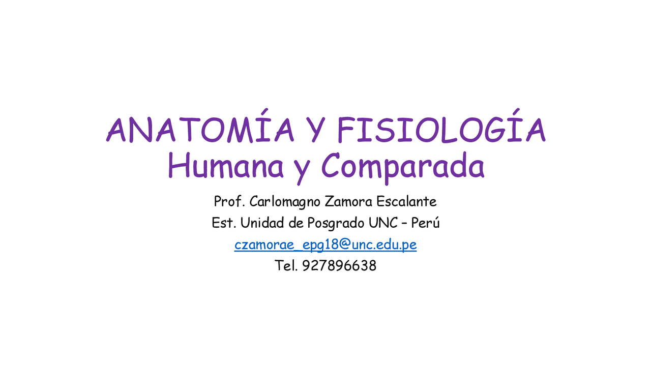 Introducción A La Anatomía Diapositivas De Anatomía Aplicada Docsity