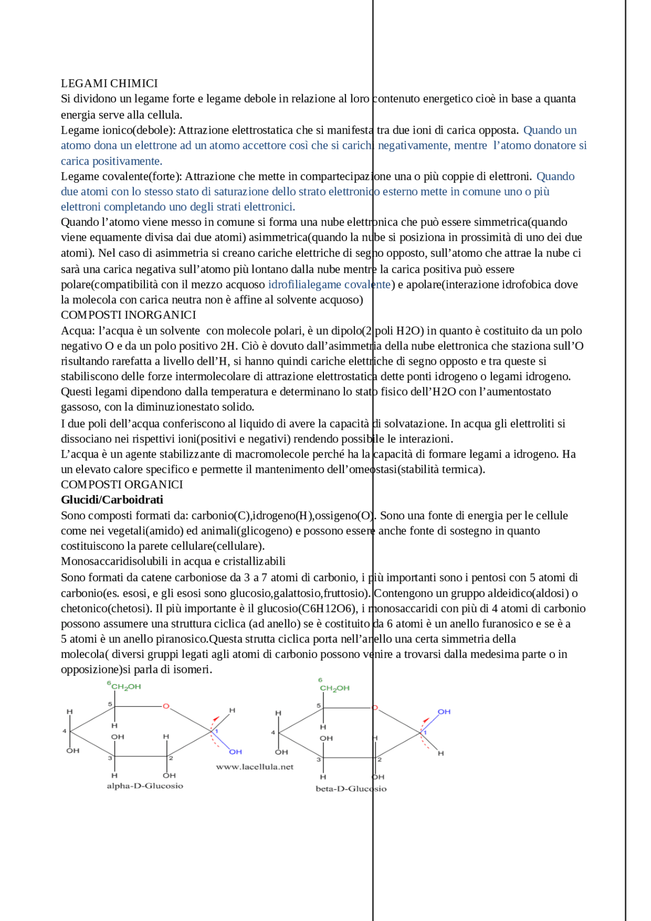 Capitolo 1 e 2 Legami e Virus - Docsity