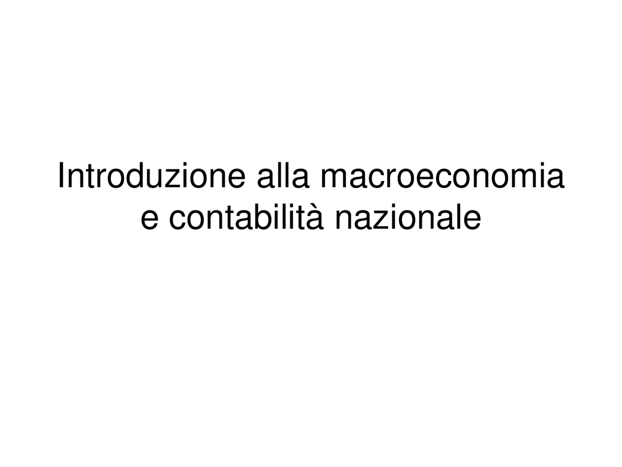 Micro E Macroeconomia Docsity