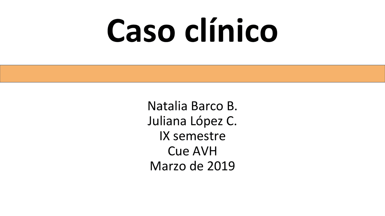 Caso Clínico Psiquiatría Docsity