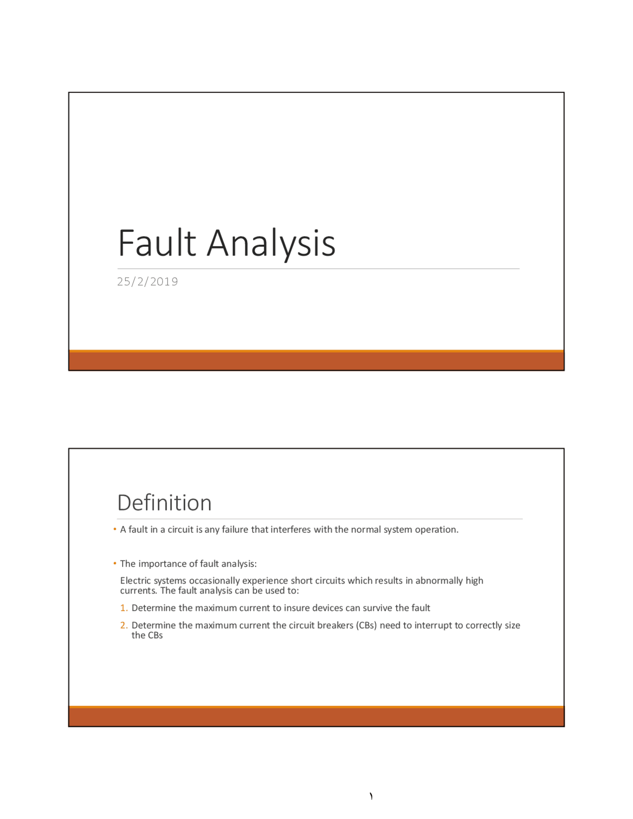 Fault Analysis Note Pdf Docsity