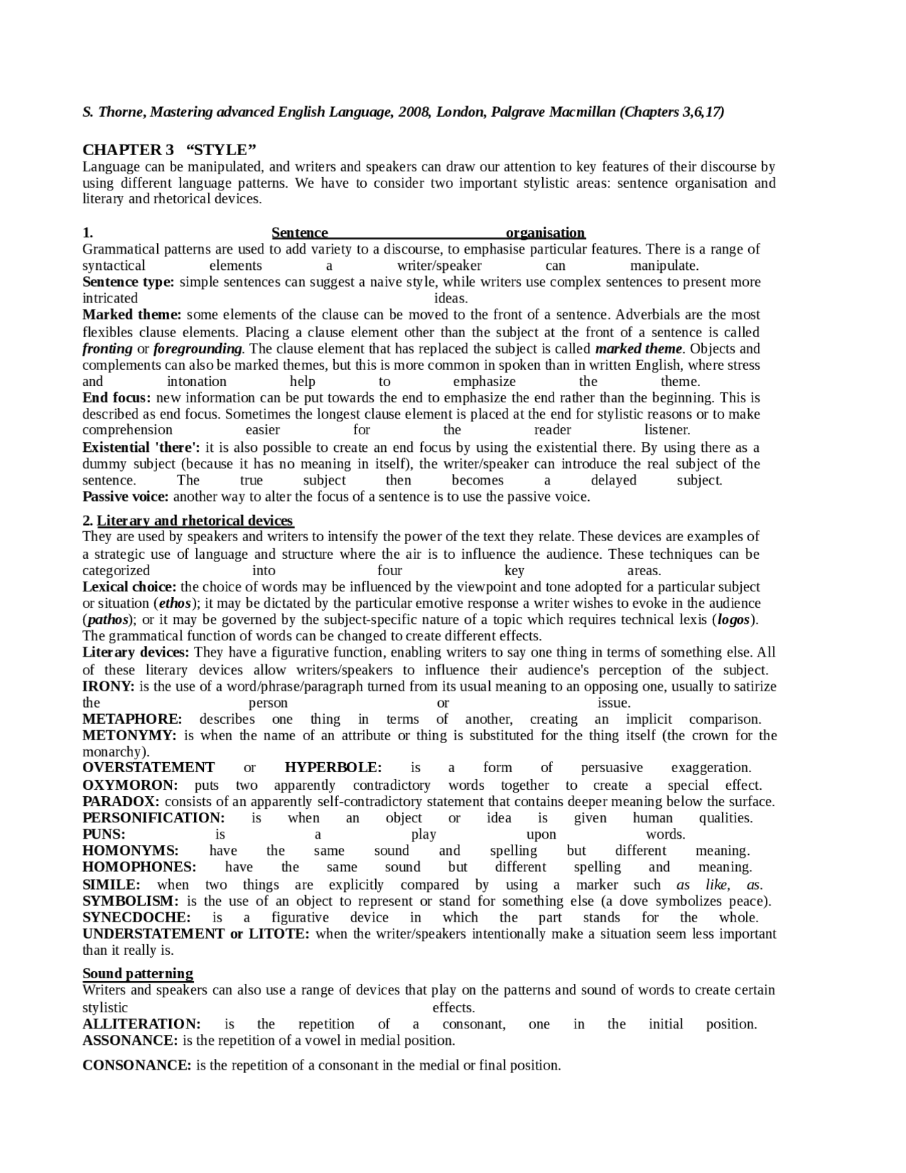 Mastering Advanced English Language Docsity