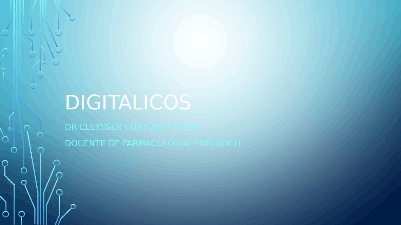 Fármacos Digitálicos Diapositivas De Farmacología Docsity