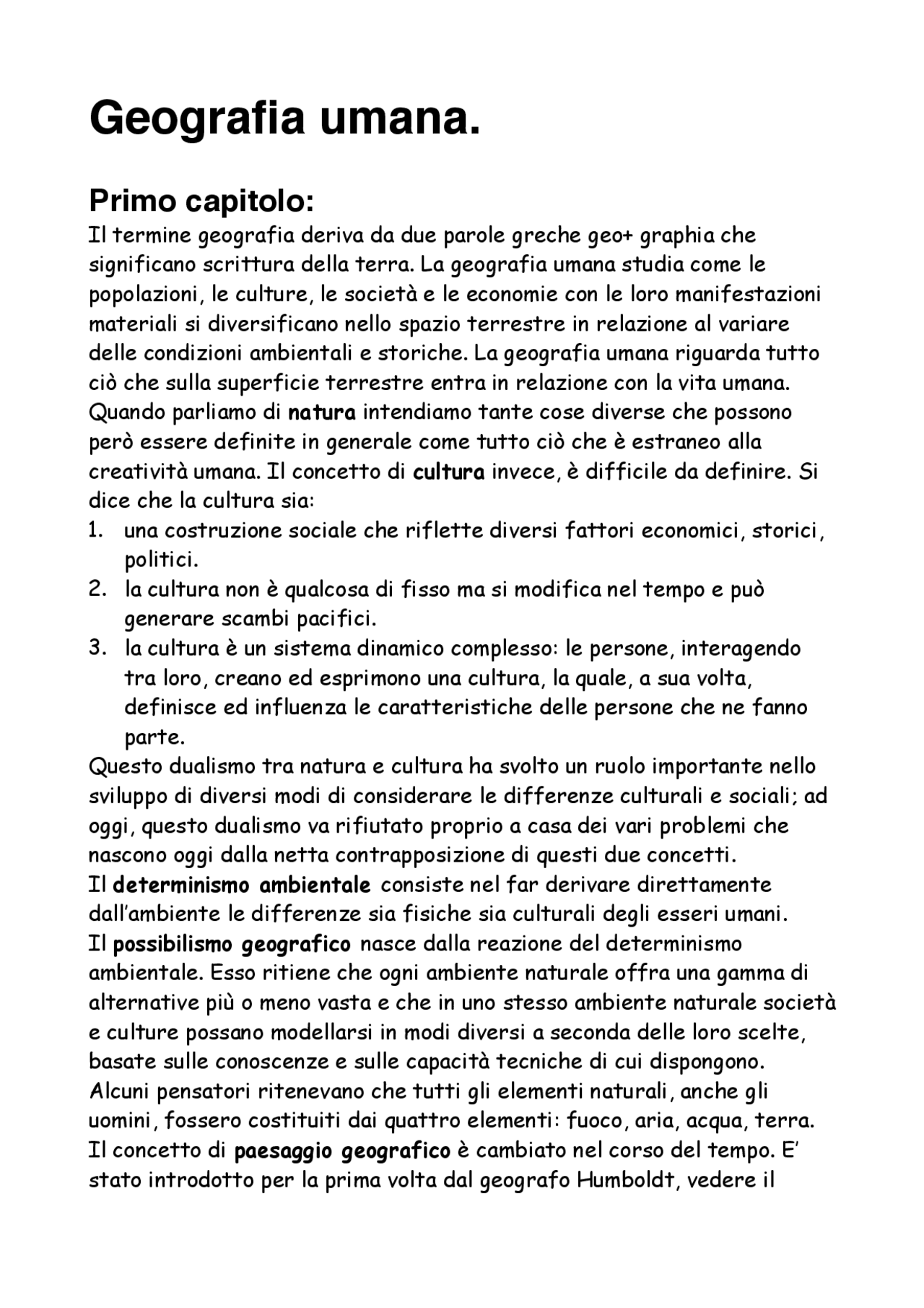 Geografia Umana Un Approccio Visuale Seconda Edizione Docsity