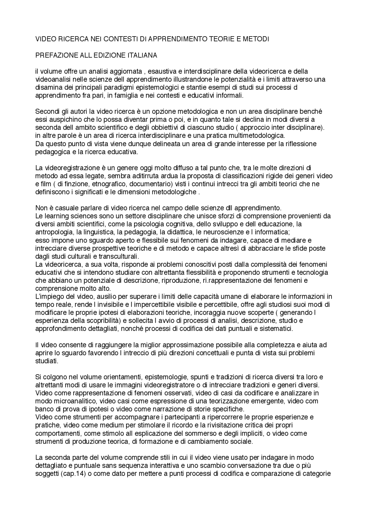 Prefazione Alledizione Italiana Docsity