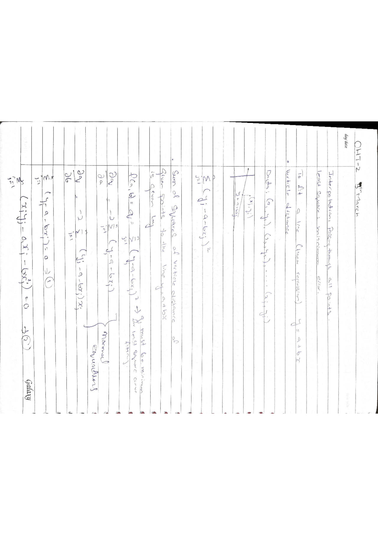 Numerical Method Notes Docsity