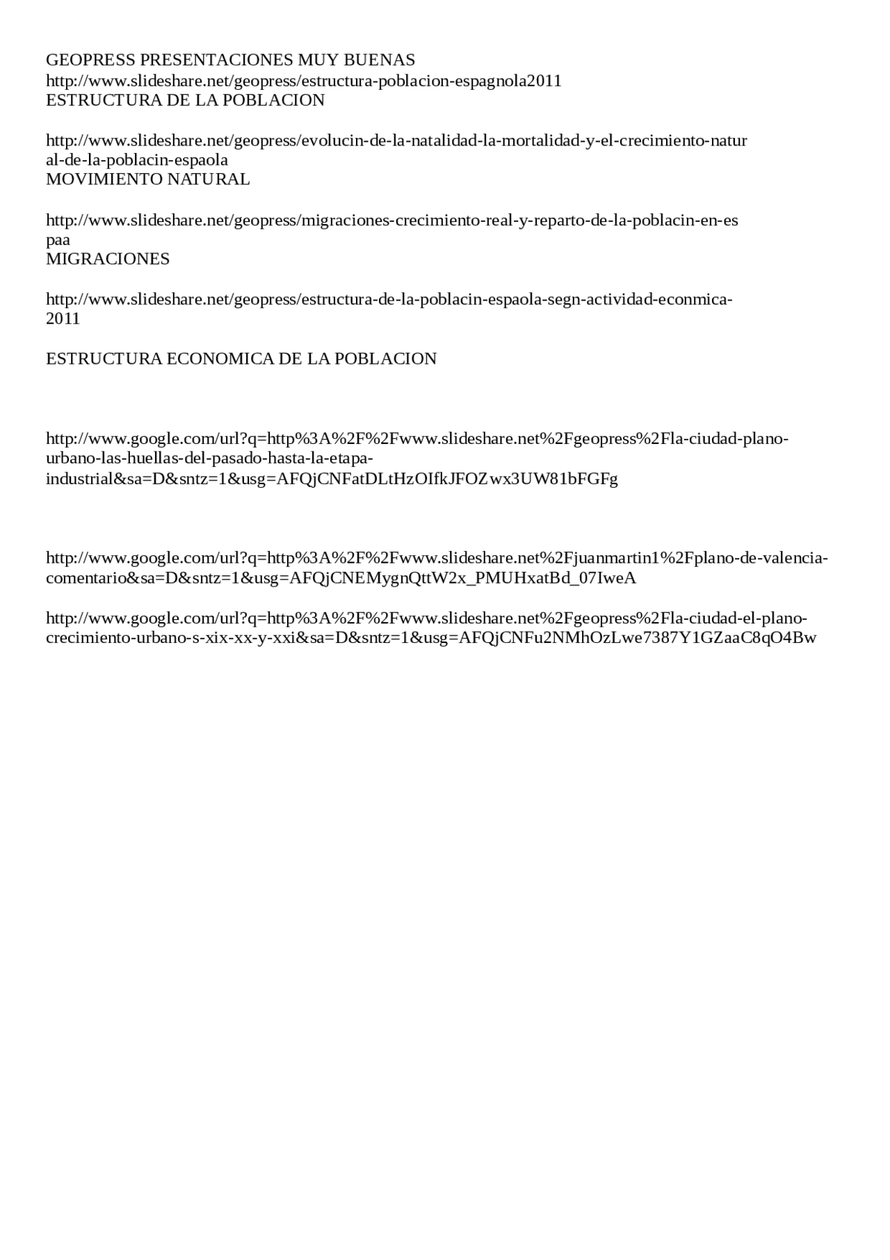 Esquemas Presentaciones muy buenas sobre temas geografía selectividad ...