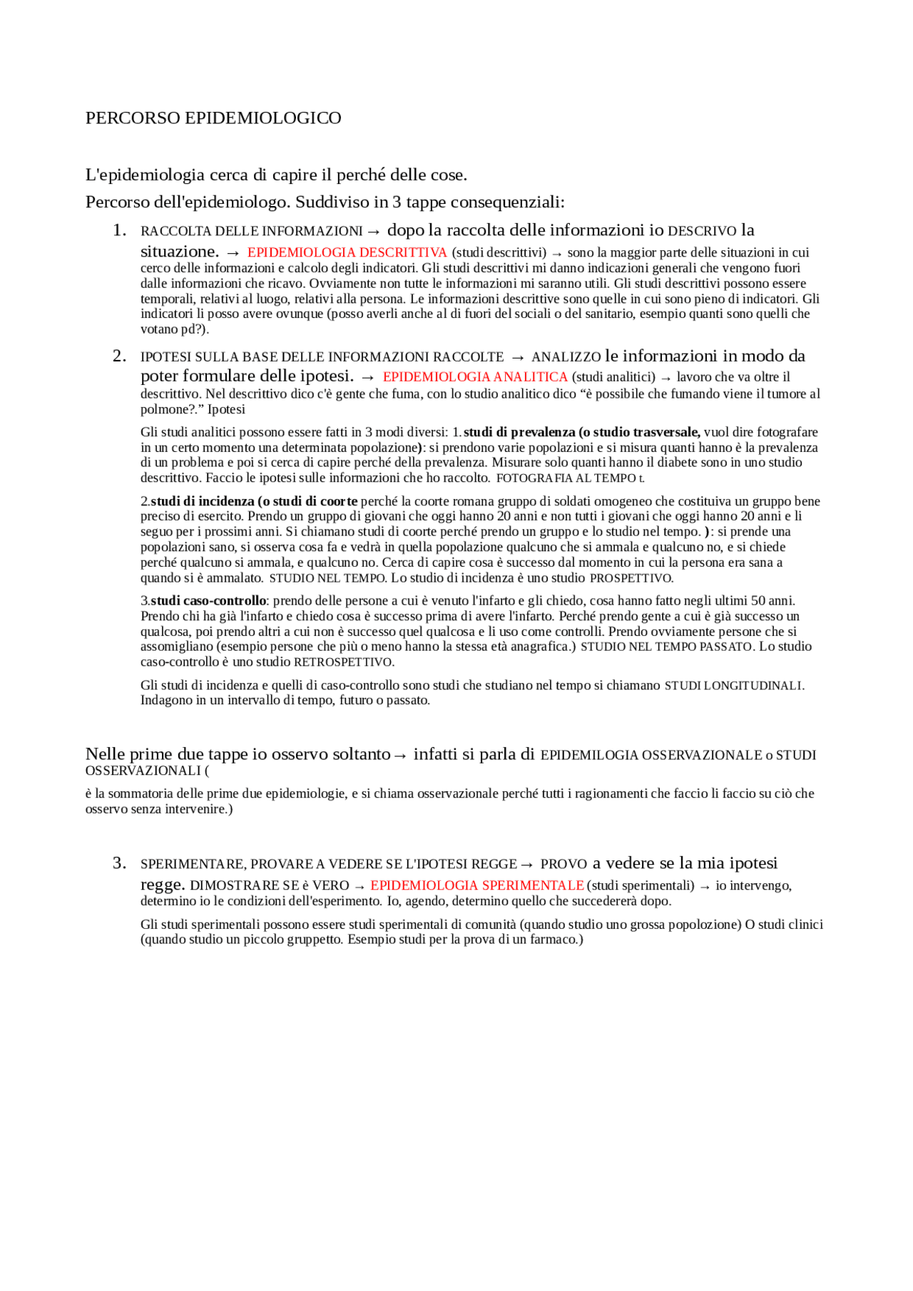 Igiene Epidemiologia Docsity