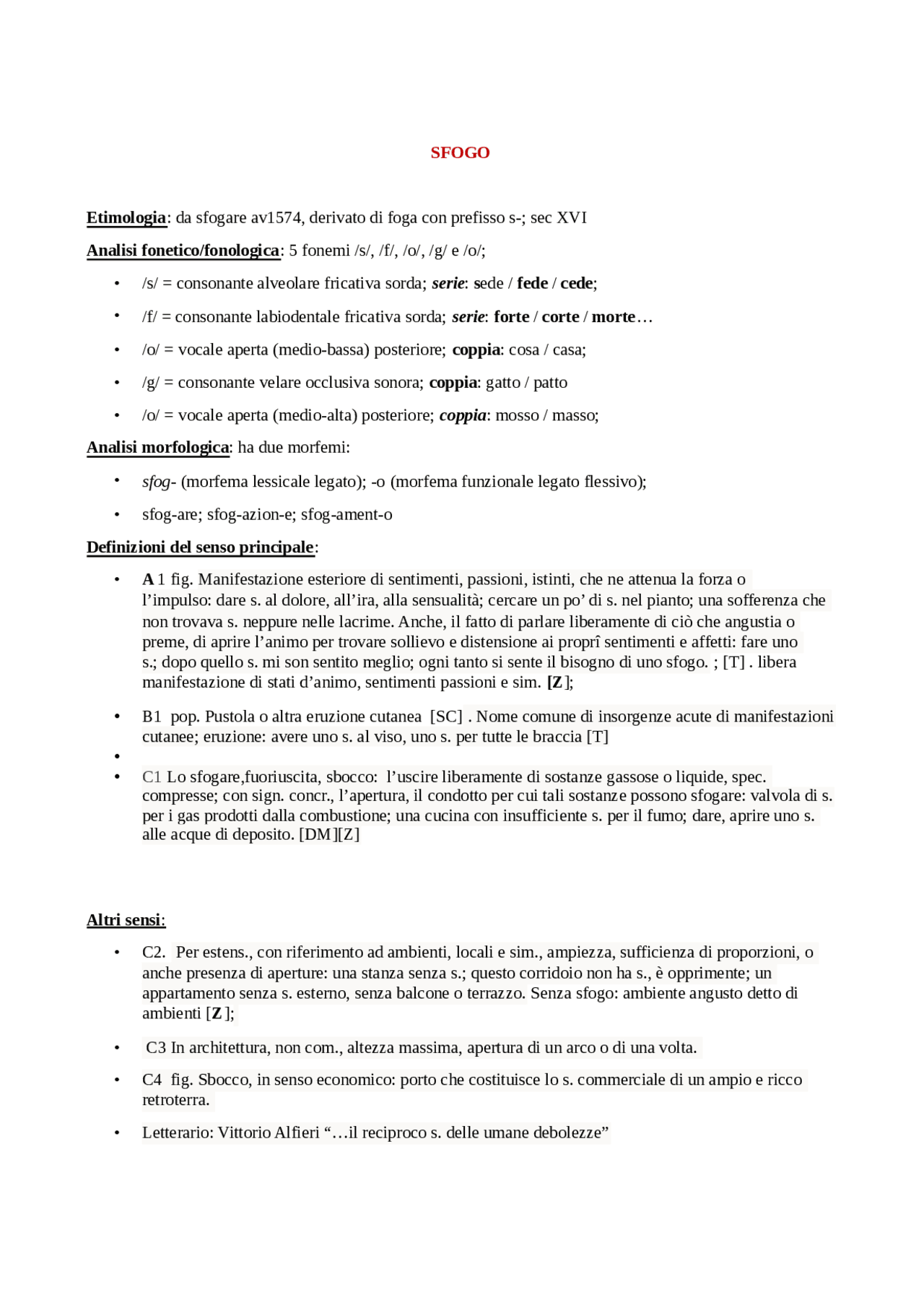 Esempio Analisi Semantica Di Una Parola Semiotica Prove Desame Di